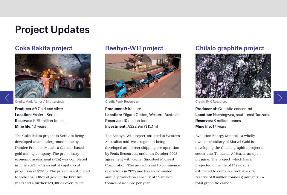 Project Updates - Mine | Issue 147 | December 2024