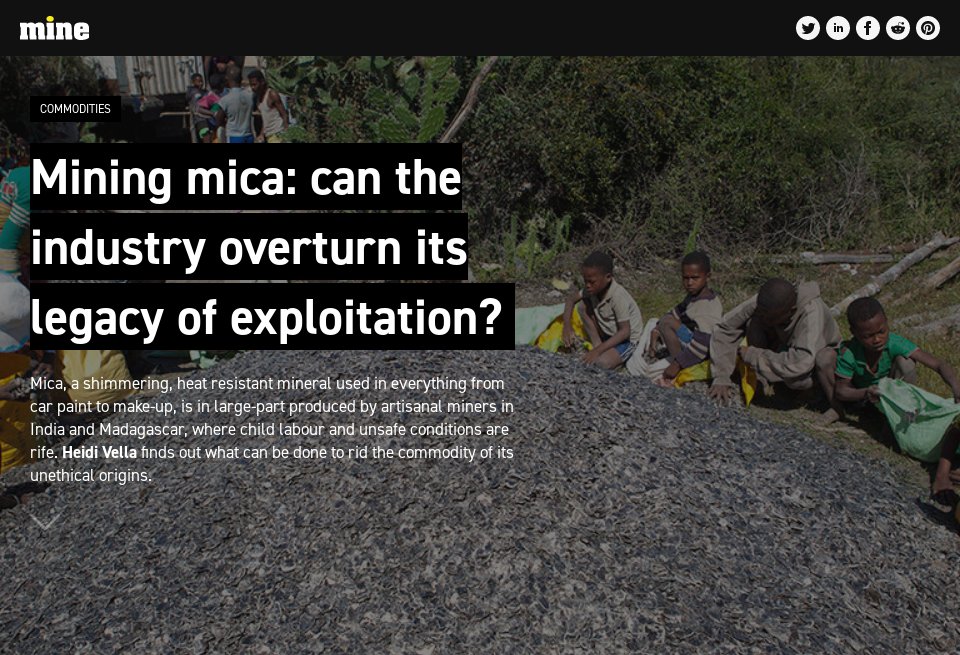 Mining mica: can the industry overturn its legacy of exploitation ...