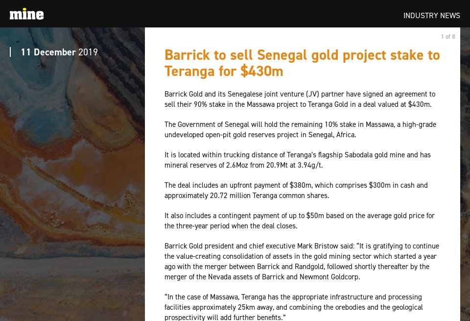 News - Mine | Issue 88 | January 2020