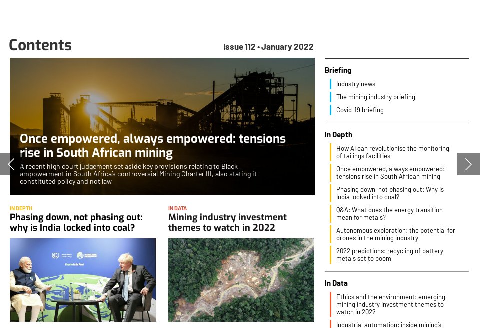 Geographe Company Insight - Mine | Issue 112 | January 2022