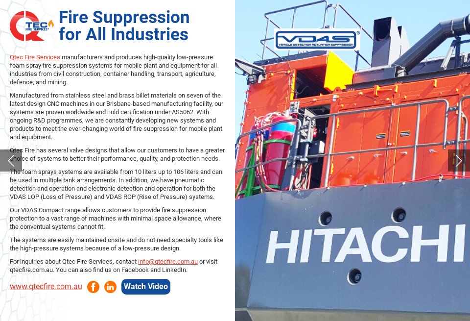 Qtec Fire Services - Mine | Issue 112 | January 2022