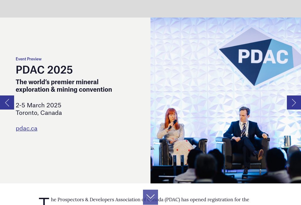 Event: PDAC 2025 - Mine | Issue 148 | January 2025