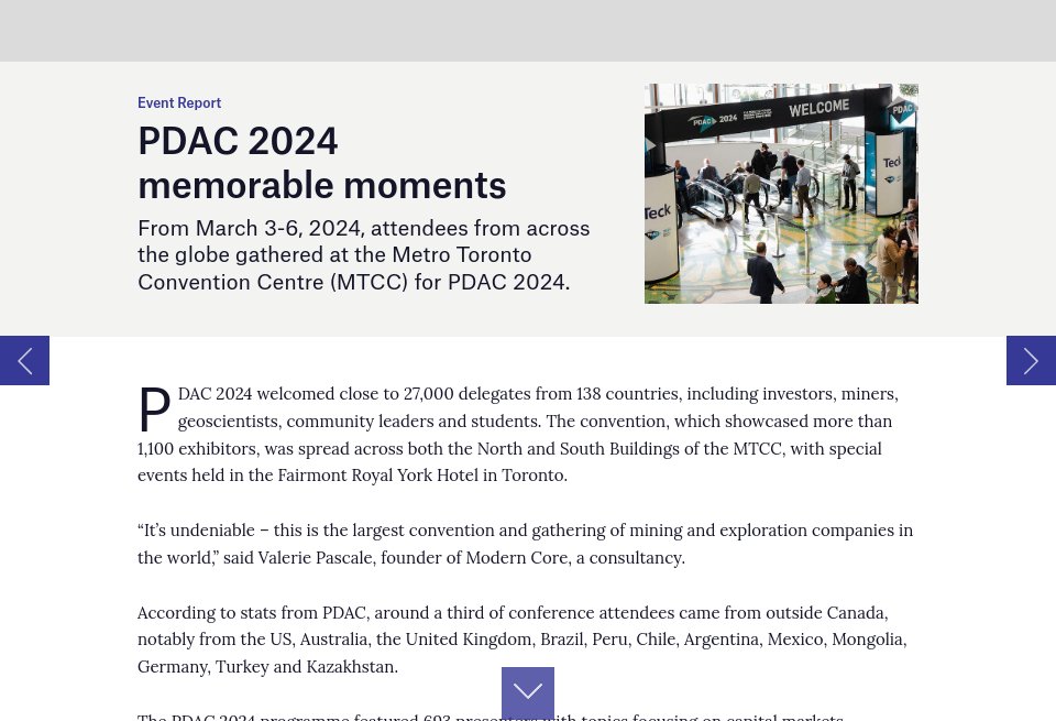 PDAC 2024 memorable moments - Mine | Issue 148 | January 2025