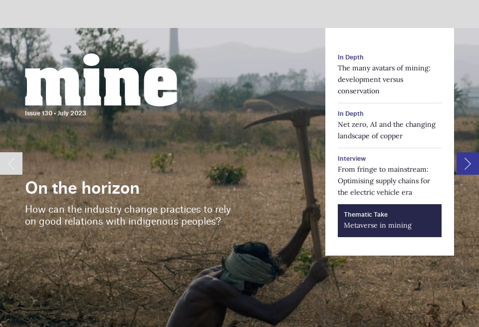 Home | On the horizon - Mine | Issue 130 | July 2023