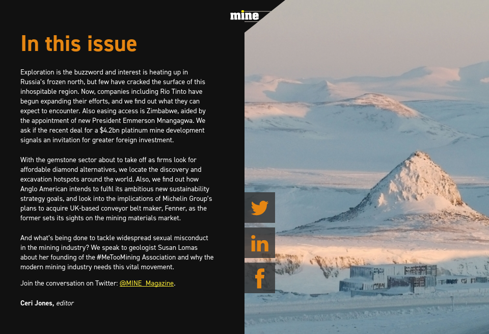 Neomet Engineering - Mine Magazine | Issue 69 | June 2018