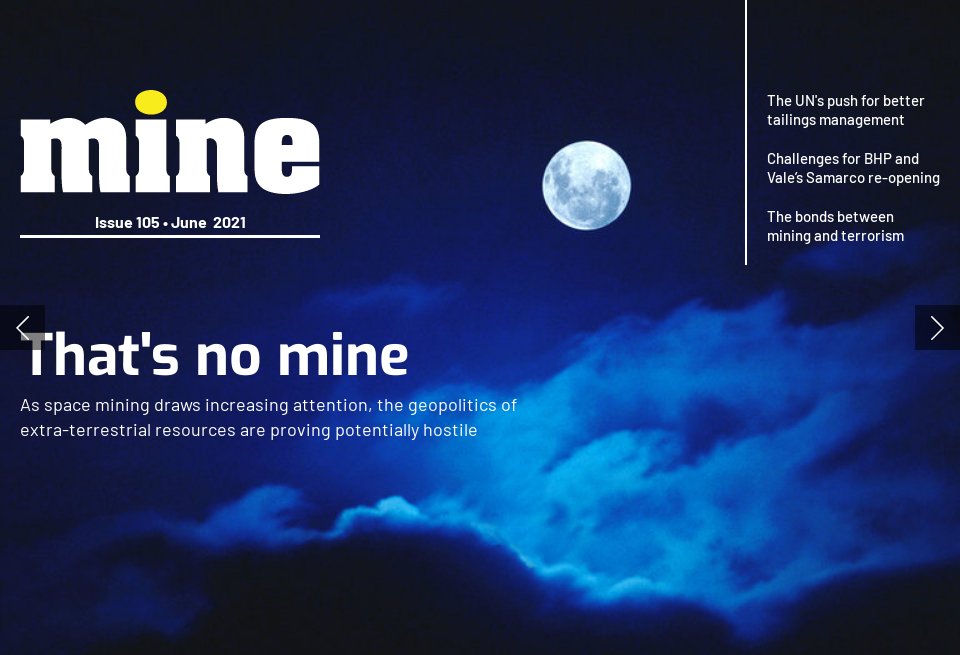 Contents - Mine | Issue 105 | June 2021