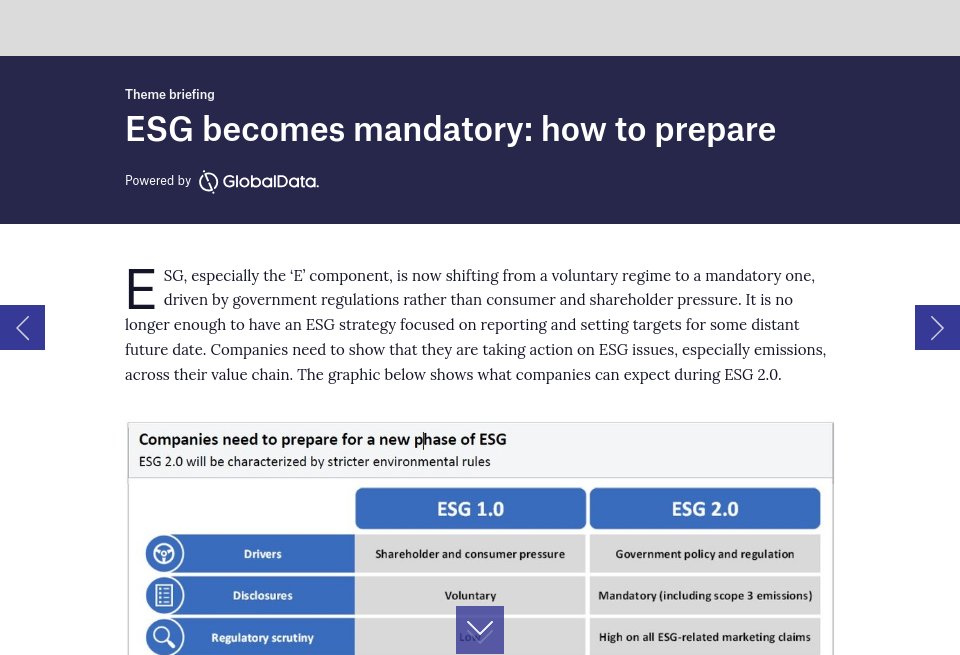 ESG becomes mandatory: how to prepare - Mine | Issue 141 | June 2024