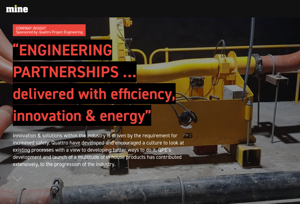 Quattro Project Engineering Company Insight - Mine Magazine | Issue 78 ...