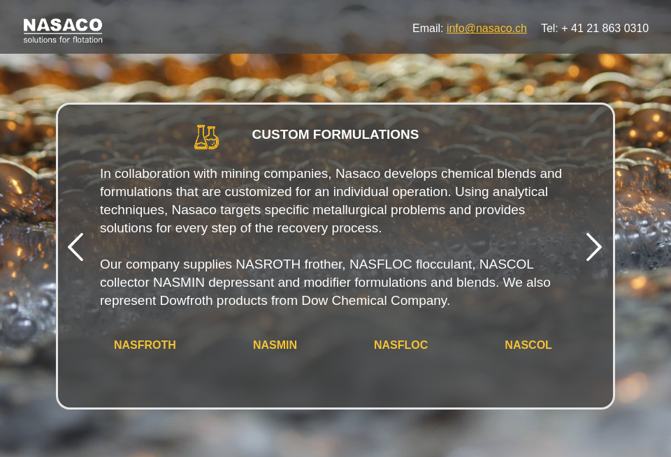 Nasaco International Limited - Mine Magazine | Issue 80 | May 2019