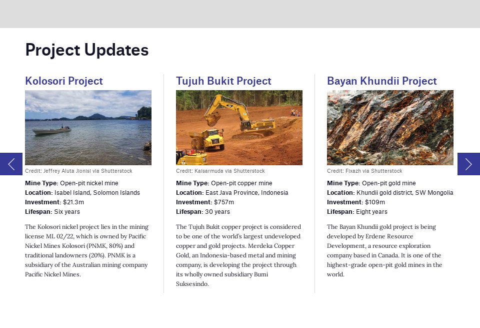 Project Updates - Mine | Issue 133 | October 2023