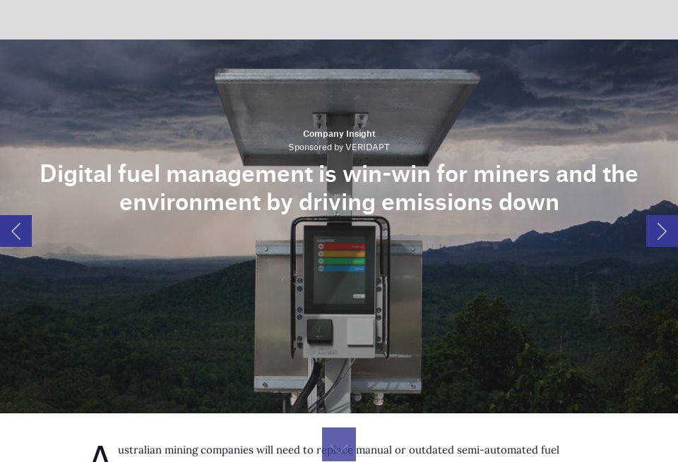 VERIDAPT Company Insight - Mine | Issue 133 | October 2023