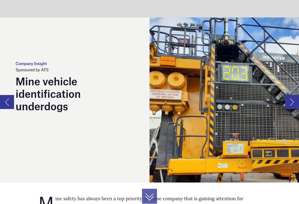 AFS Company Insight - Mine | Issue 145 | October 2024