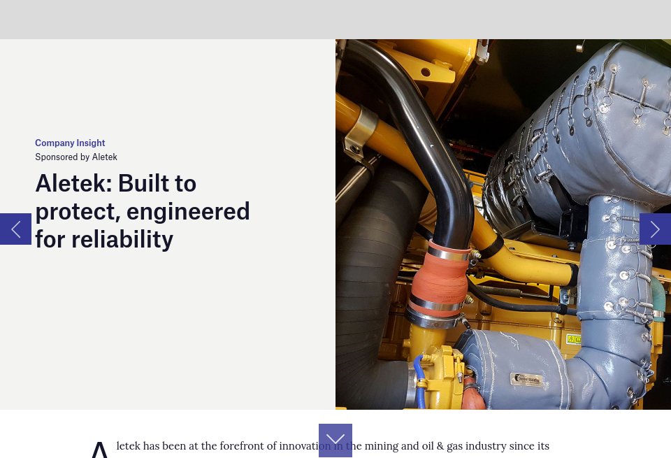 Aletek Company Insight - Mine | Issue 145 | October 2024