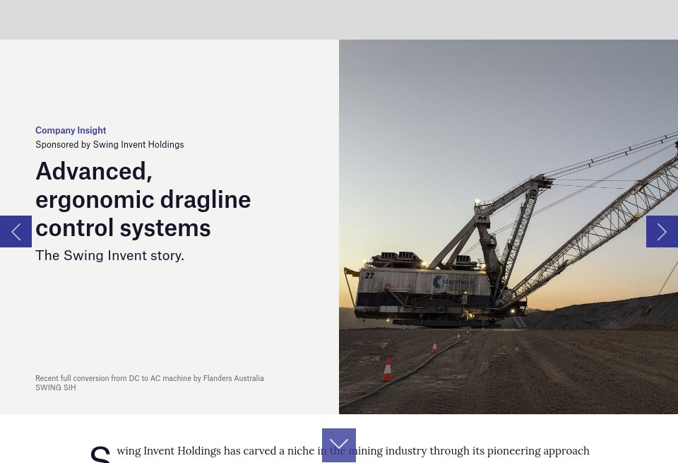 Swing Invent Holdings Company Insight - Mine | Issue 145 | October 2024