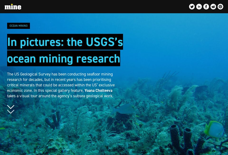 In pictures: the USGS’s ocean mining research - Mine | Issue 96 ...