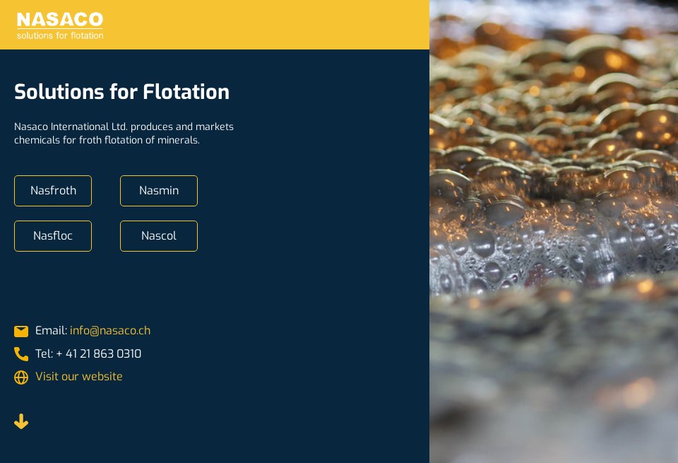 Nasaco International - Mine | Issue 120 | September 2022