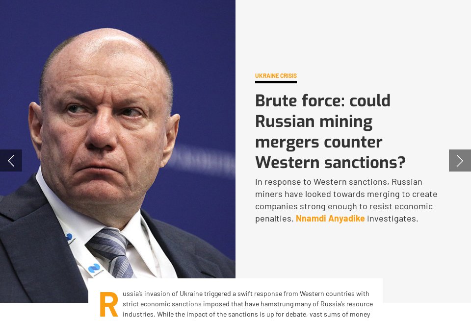 Brute force: could Russian mining mergers counter Western sanctions ...