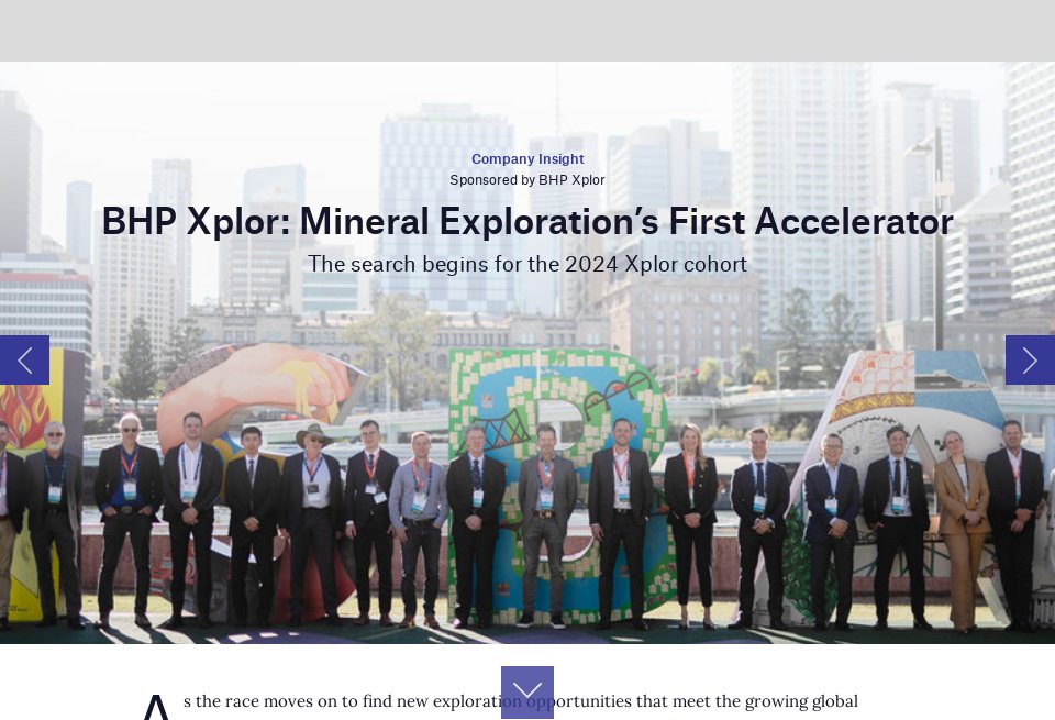 BHP Xplor Company Insight - Mine | Issue 132 | September 2023